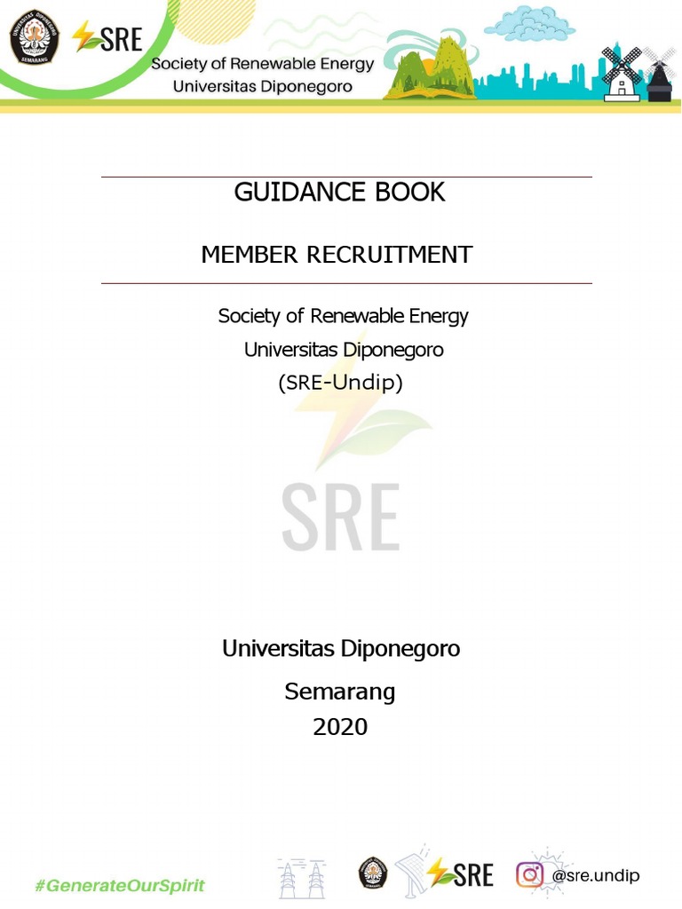 Guidebook Member SRE Universitas Diponegoro | PDF
