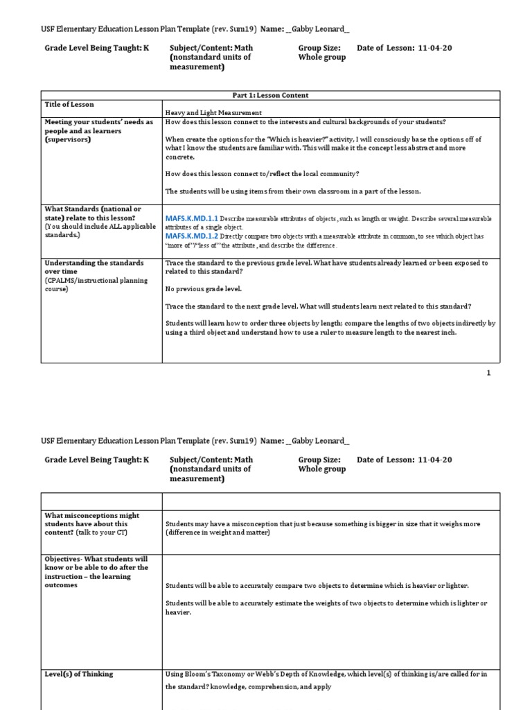 Level 2 Supervisor LP | PDF | Lesson Plan | Educational Assessment