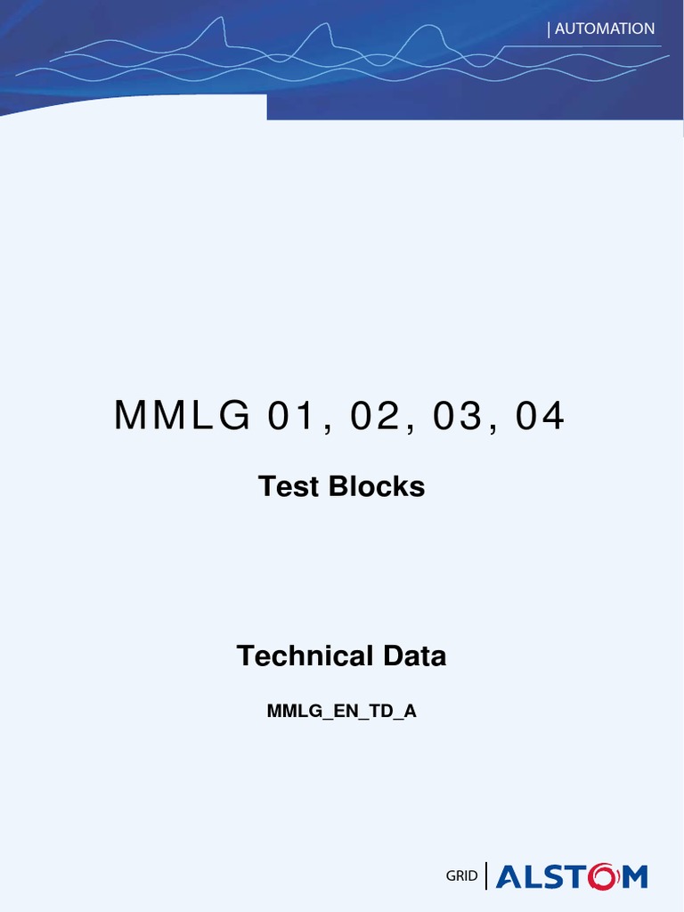 MMLG 01 Test Block - GE GRID | PDF | Electrical Connector | Ac Power ...