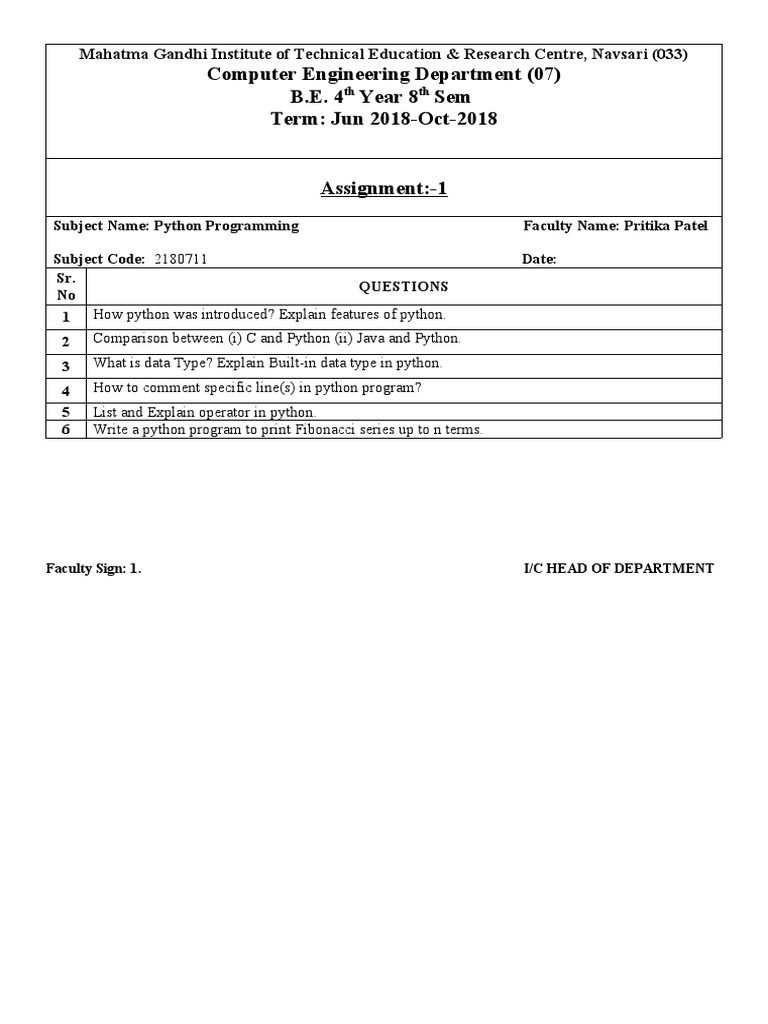 Python - Assignment Mgiter | PDF