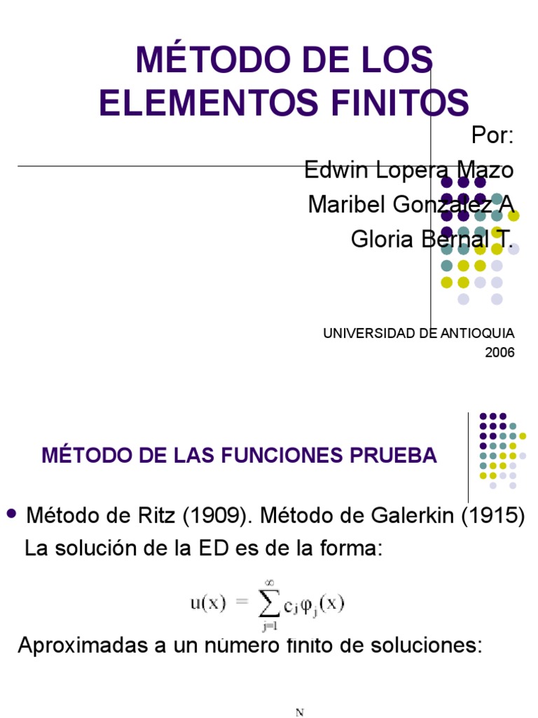 M Todo de Los Elementos Finitos | PDF | Método de elementos finitos ...
