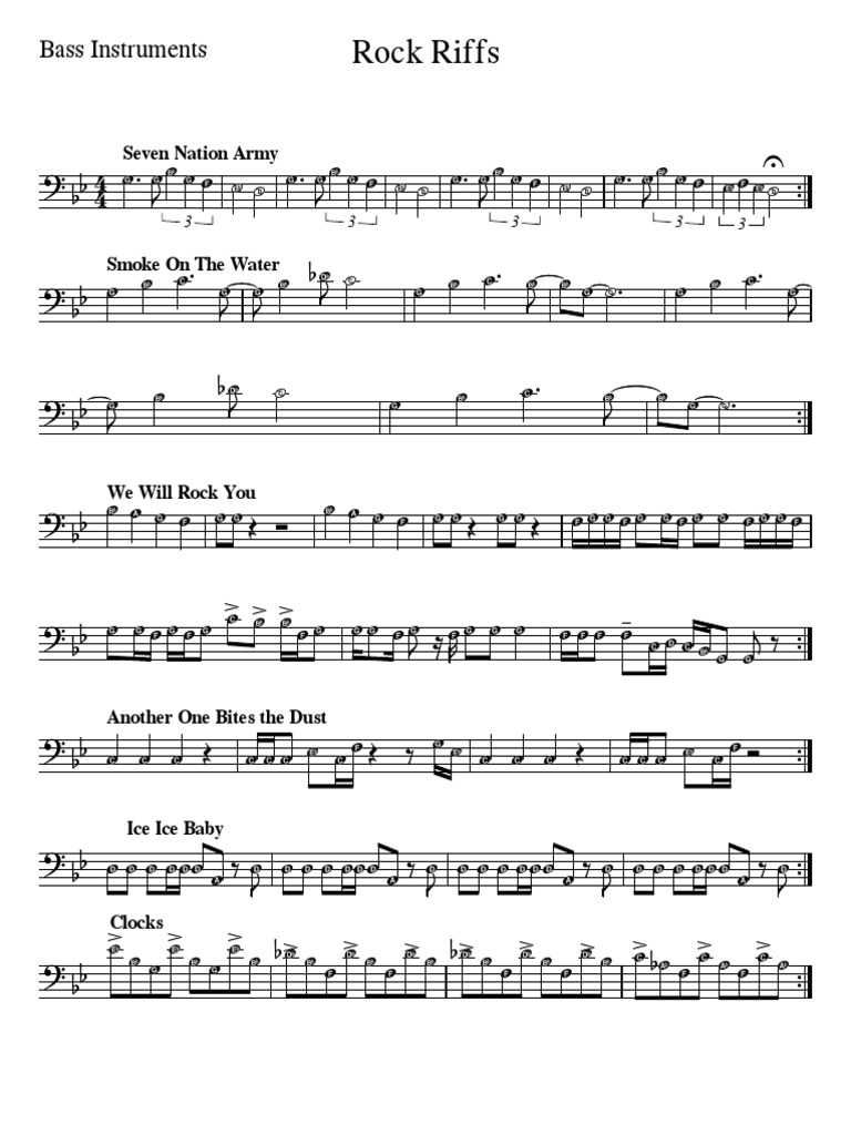 Riffs de Rock: Santo Rock y Más | PDF | Música grabada | La música rock