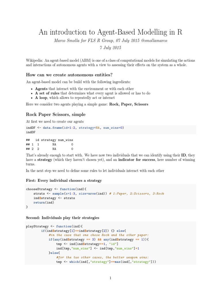 Model Pdf Agent Based Model Epistemology Of Science