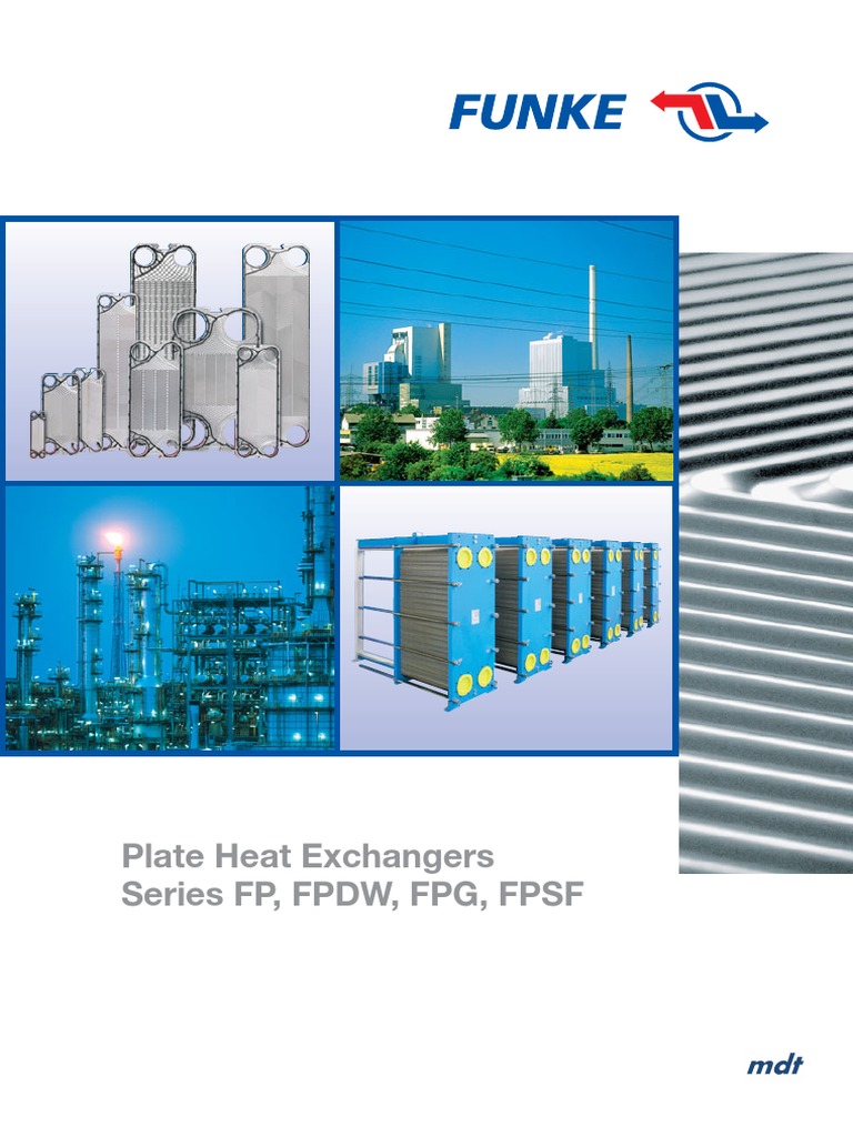 Plate Heat Exchangers Series FP, FPDW, FPG, FPSF | PDF | Heat Exchanger ...