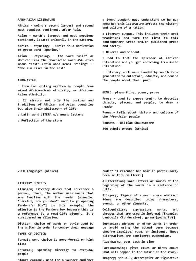 English Reviewer (Lecture) | PDF | Narration | Essays