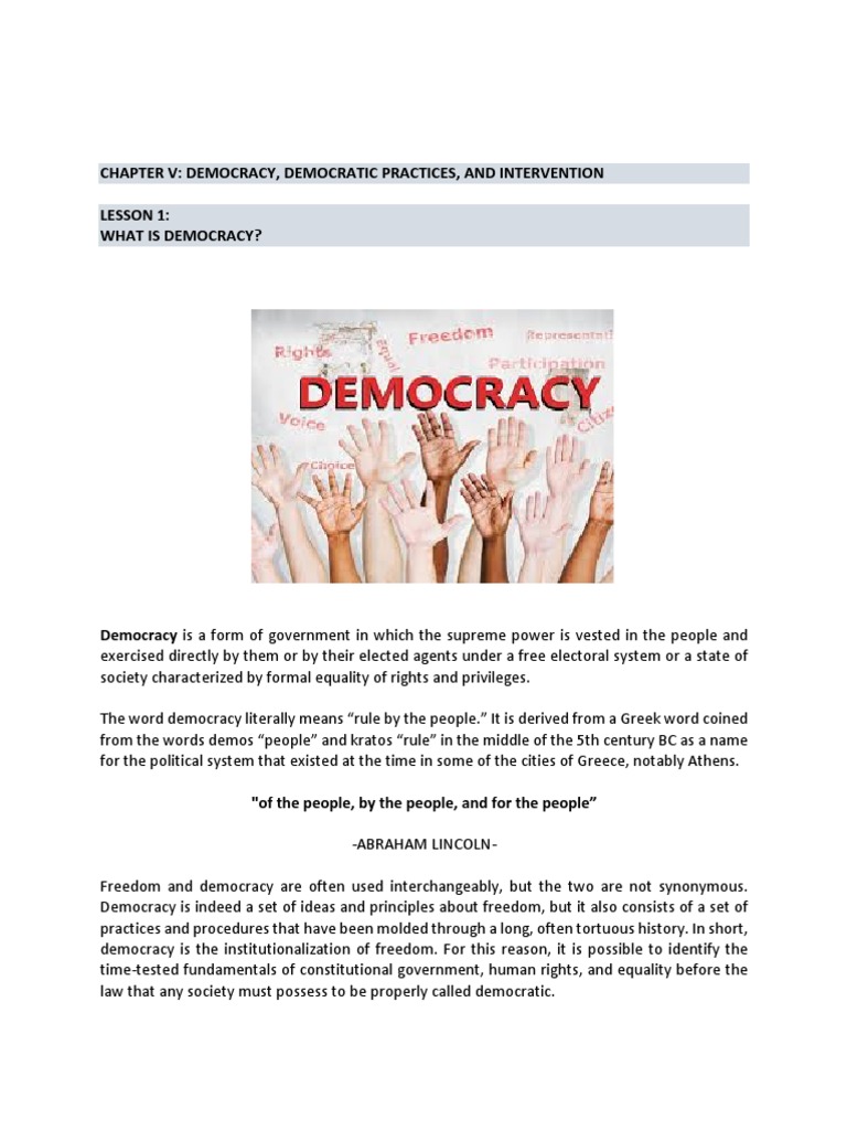 Understanding Democracy Basics | PDF | Initiative | Democracy