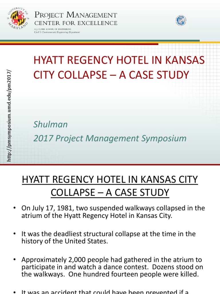 Schulman - Hyatt Regency Hotel Walkway Collapse PDF | PDF | Economic ...