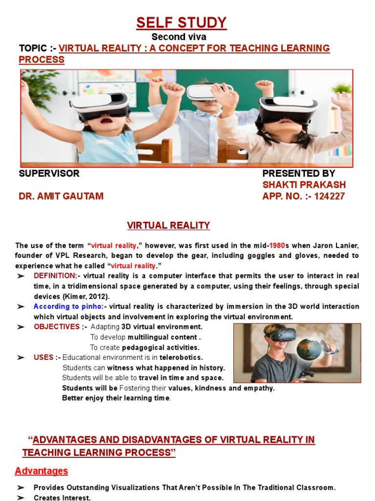 Leveraging Virtual Reality for Teaching and Learning: An Analysis of ...