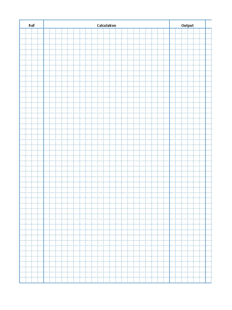 Calculation Sheets | PDF