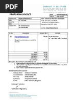 Proforma Invoice Format in Word | PDF