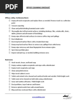 Locker Inspection and Cleaning Checklist | PDF | Home & Garden