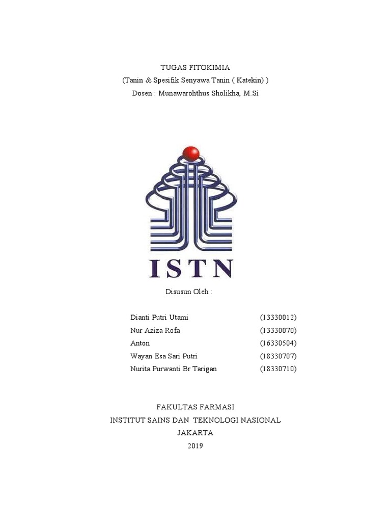 Struktur dan Fungsi Senyawa Tanin | PDF | Griya & Taman | Sains ...