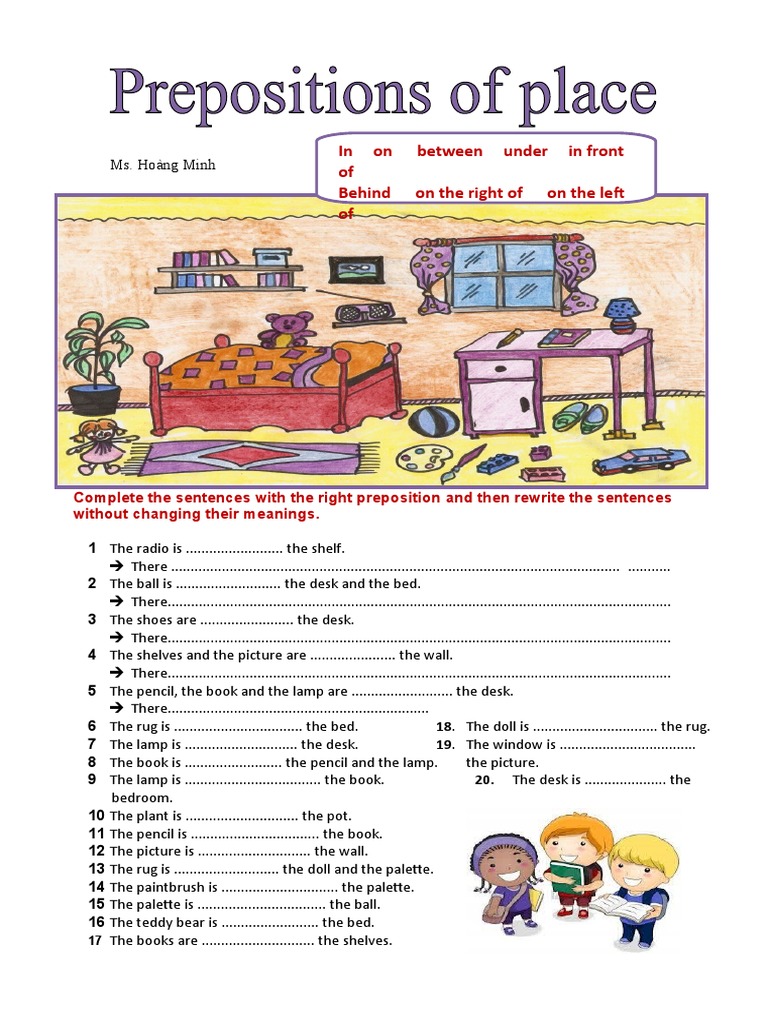 Prepositions in the Classroom | PDF
