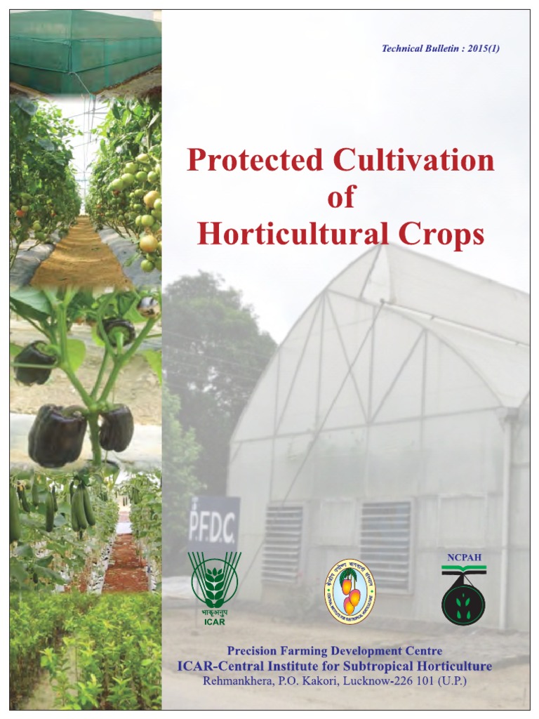 Technical Bulletin - Protected Cultivation in Horticultural Crops PDF | PDF | Greenhouse | Tomato