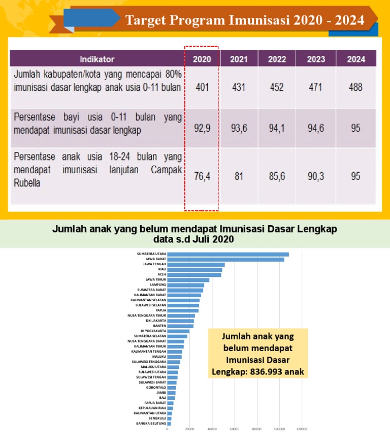 Target Program Imunisasi 2020-2024 | PDF