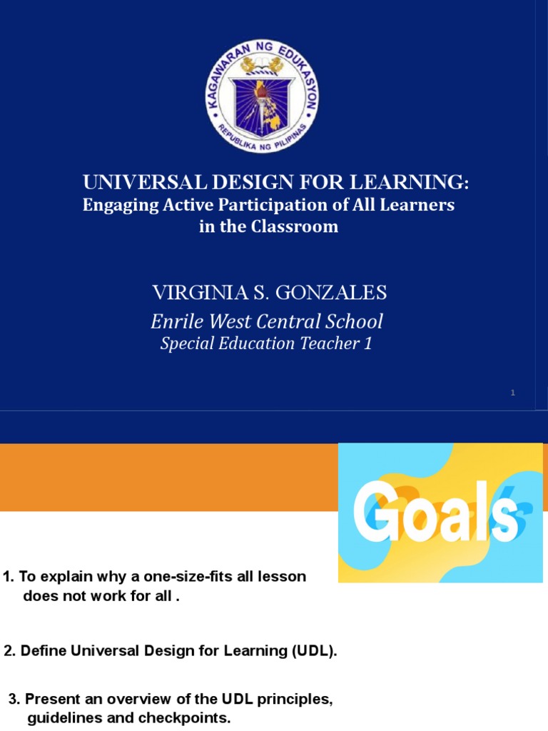 Engaging All Learners Through Universal Design: An Overview of ...