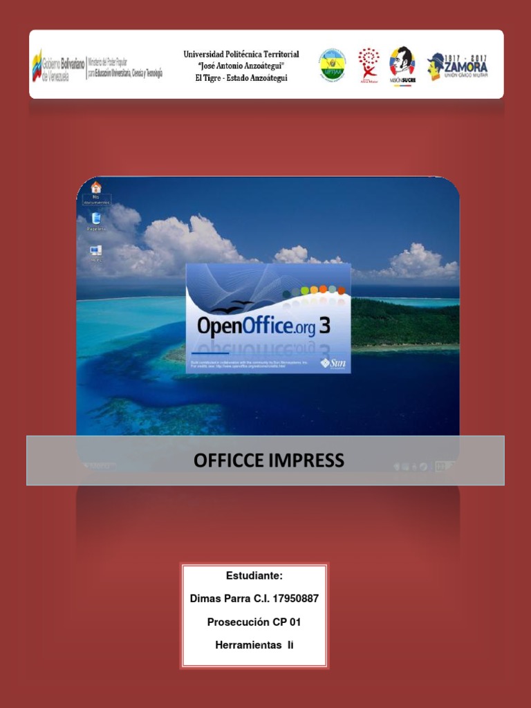 Actividad Iv Open Office | PDF | Software multiplataforma | Microsoft PowerPoint