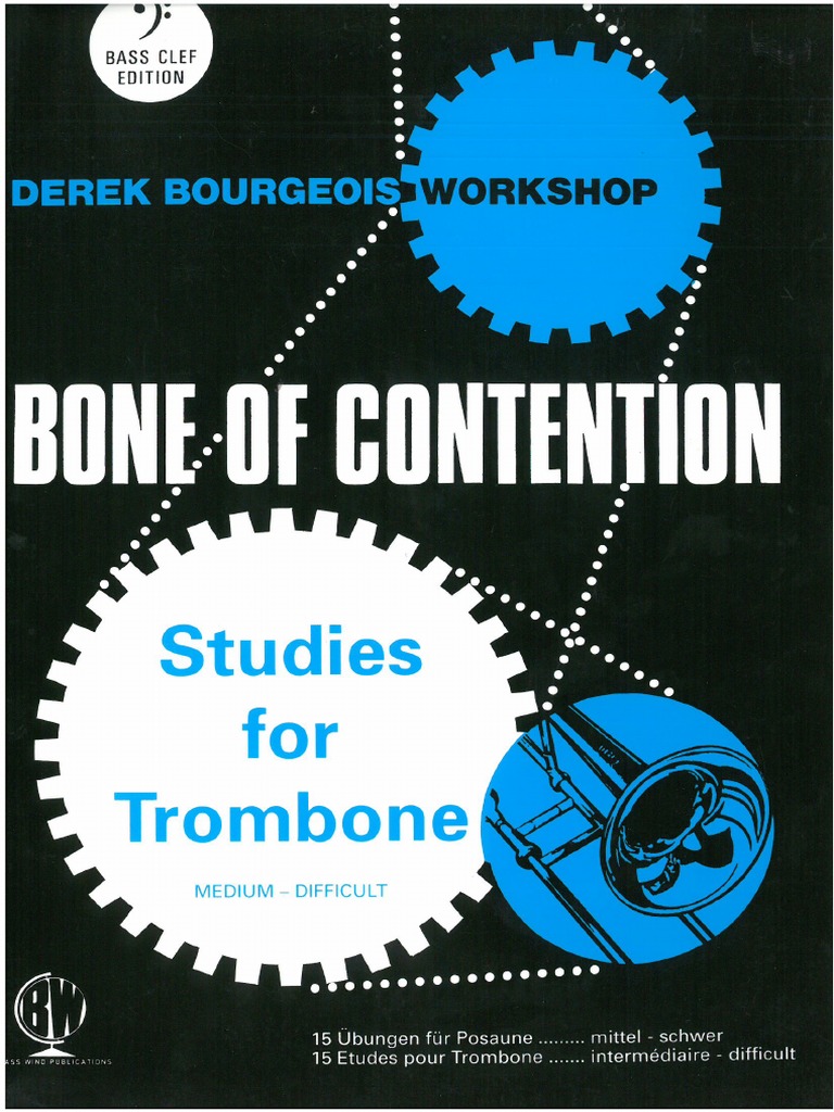 Bone of Contention Derek Bourgeois Trombone Trombone Solo PDF | PDF