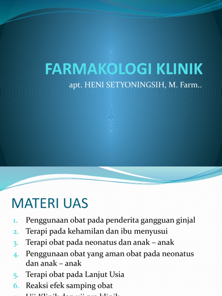 Farmakologi Klinik Pdf