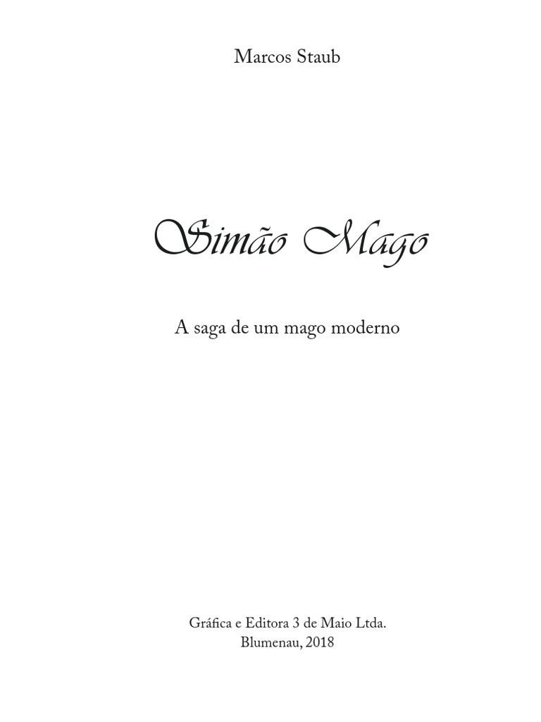 Simao Mago - A Saga de Um Mago Moderno | PDF | Maria, mãe de Jesus ...