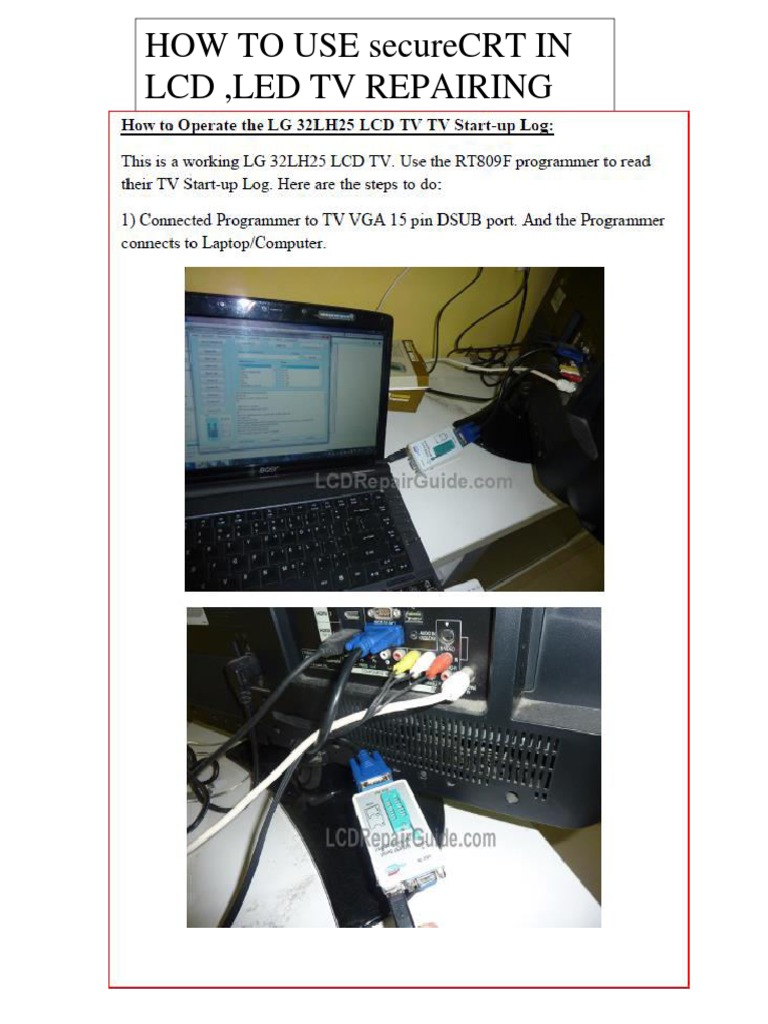 Repairing With secureCRT PDF | PDF | Computer Terminal | Computer Hardware