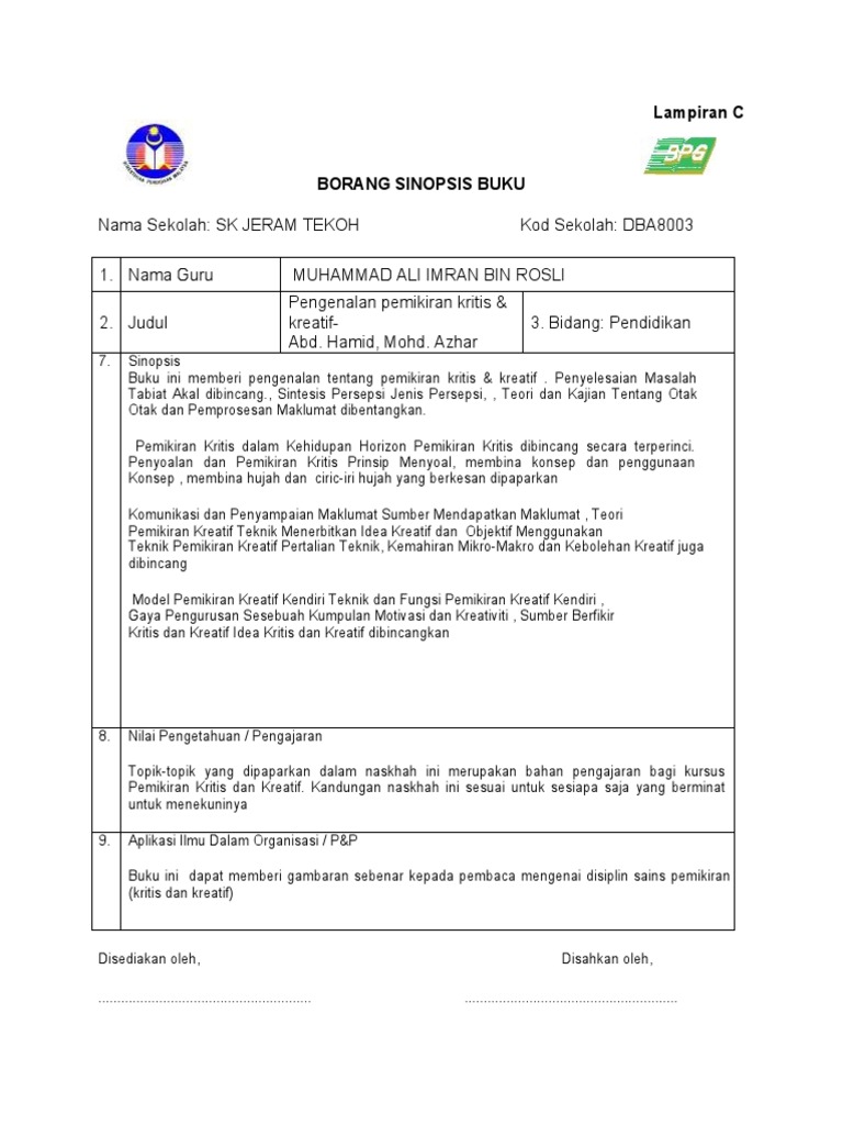 Sinopsis Buku Ladap 1 | PDF