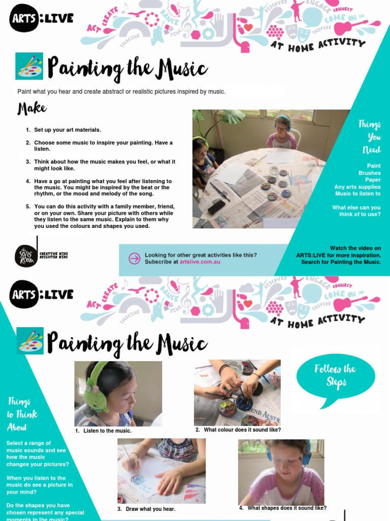 Paint What You Hear and Create Abstract or Realistic Pictures Inspired ...