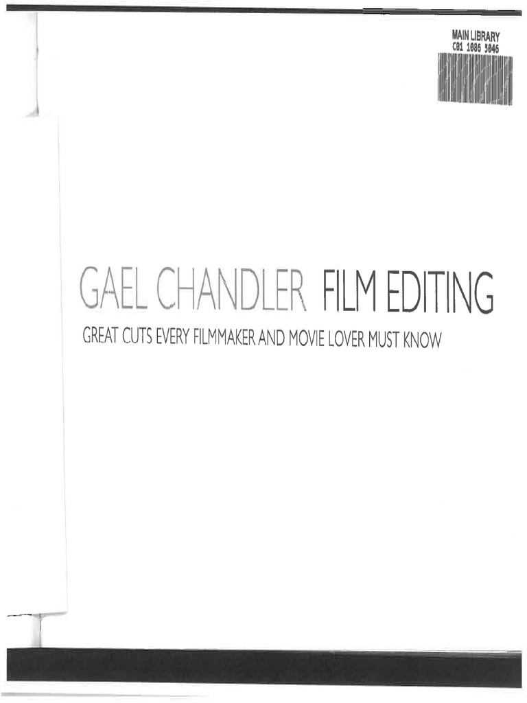 Chandler - Film Editing | PDF
