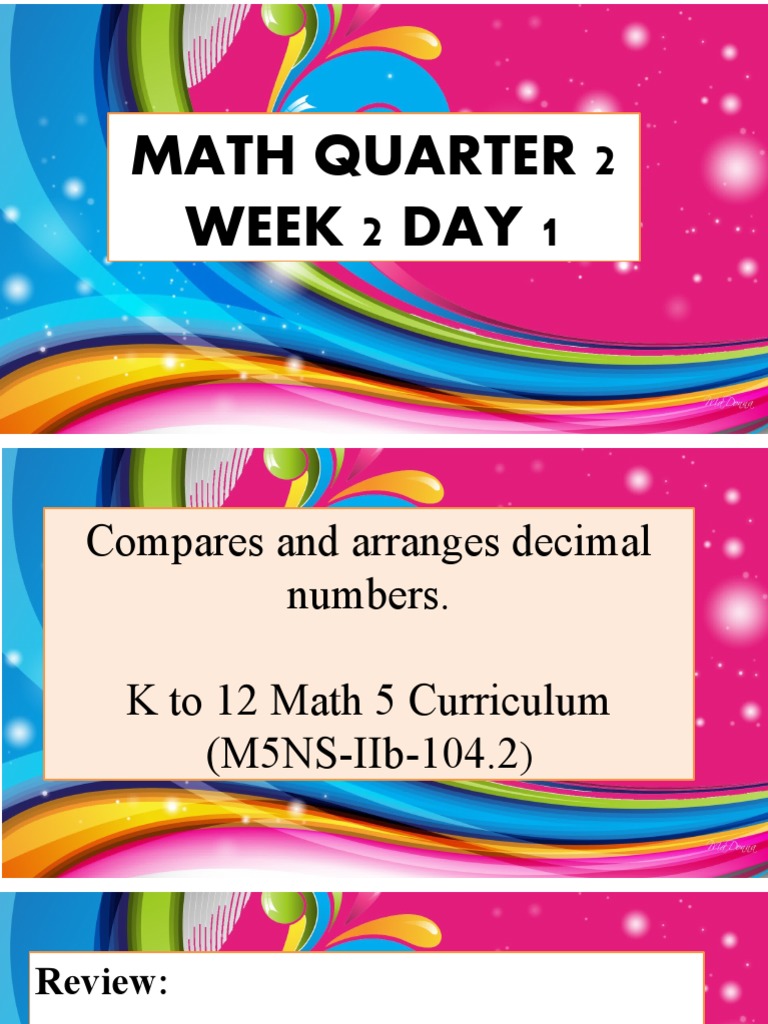 Grade 5 PPT - Math - Q2 - W2 - Day 1 | PDF | Nature | Physical Sciences