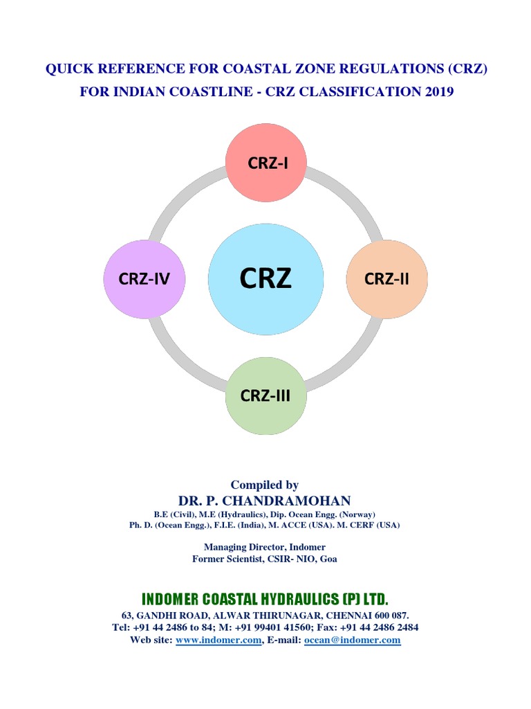 CRZ Reference Manual PDF | PDF | Coast | Environmental Impact Assessment