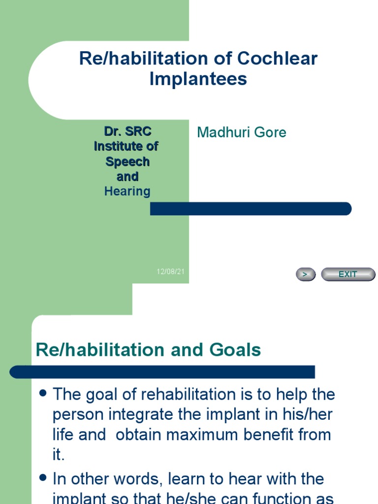 Cochlear Implant Rehab | PDF | Language Acquisition | Hearing