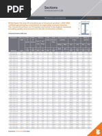 UC 254x254x73 Steel Section Properties | PDF | Bending | Materials Science
