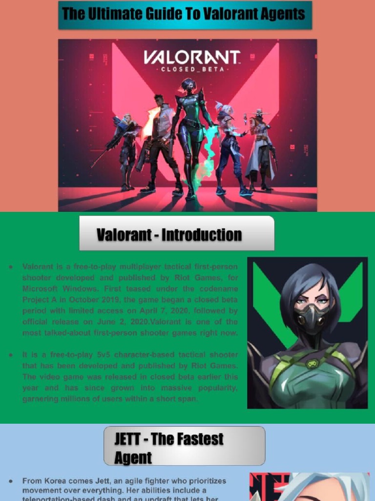 Valorant Agents Overview 2020 | PDF | Weaponry | Nature