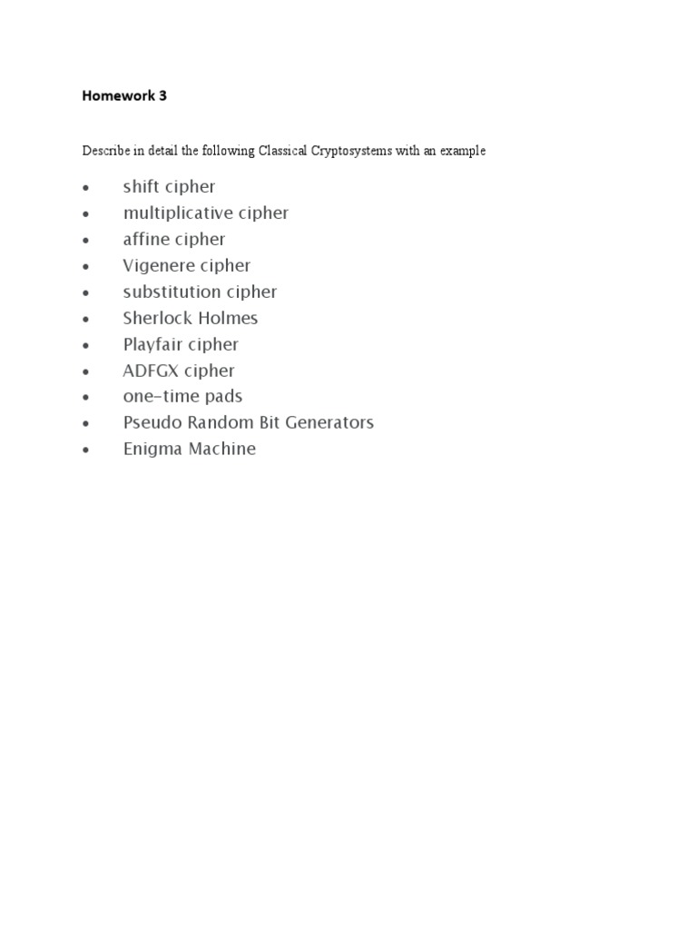 Homework 3 | PDF