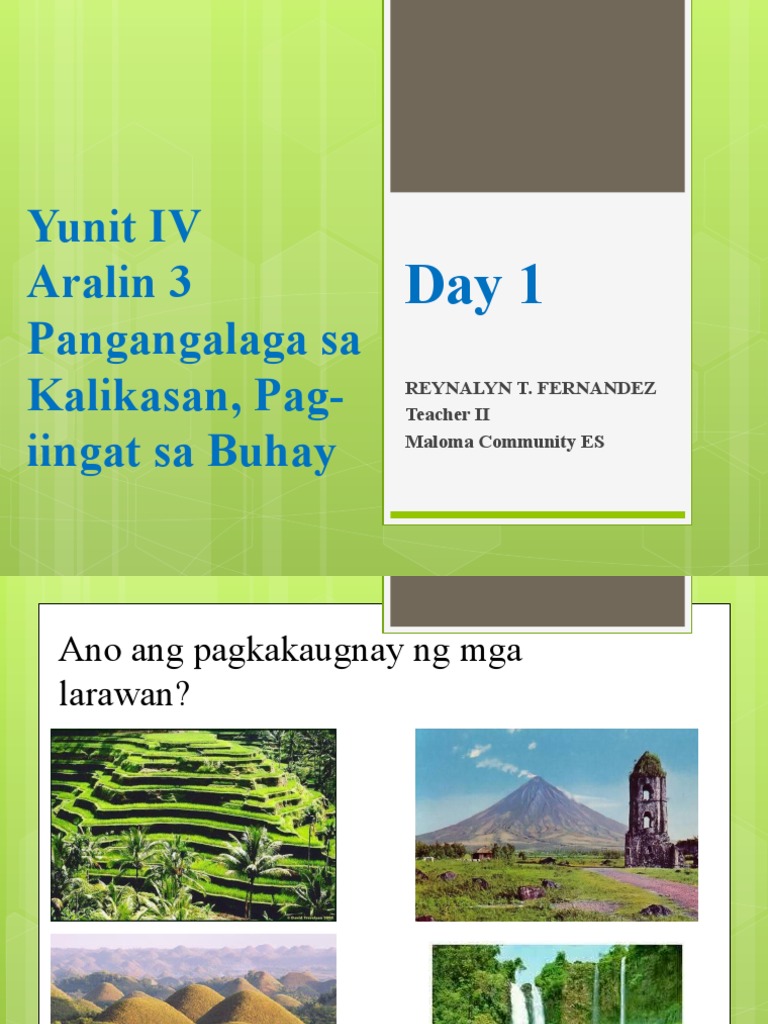 Grade 5 PPT - Q4 - W3 - ESP | PDF