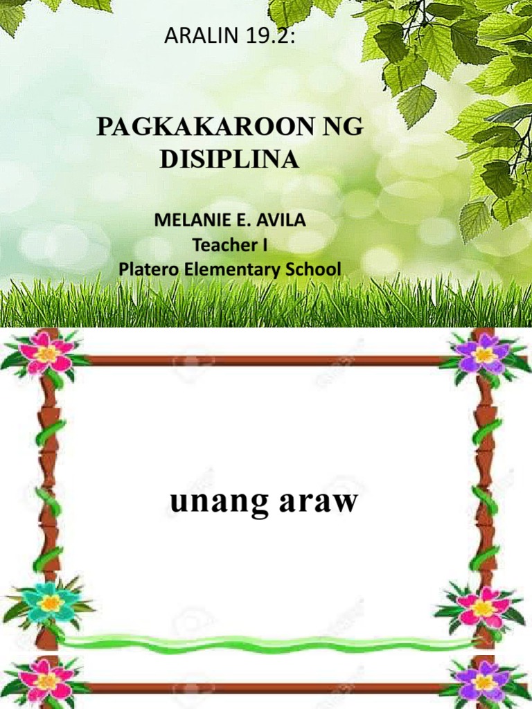 Grade 5 PPT - ESP - Q3 - W1 - Aralin 19 | PDF