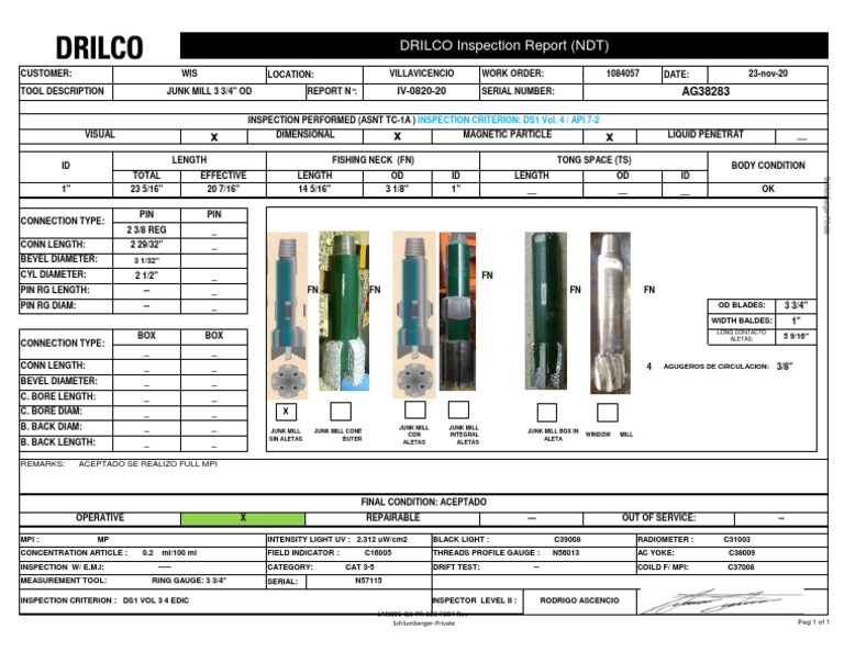 Iv-0820-20 Junk Mill Ag38283 | PDF | Applied And Interdisciplinary ...