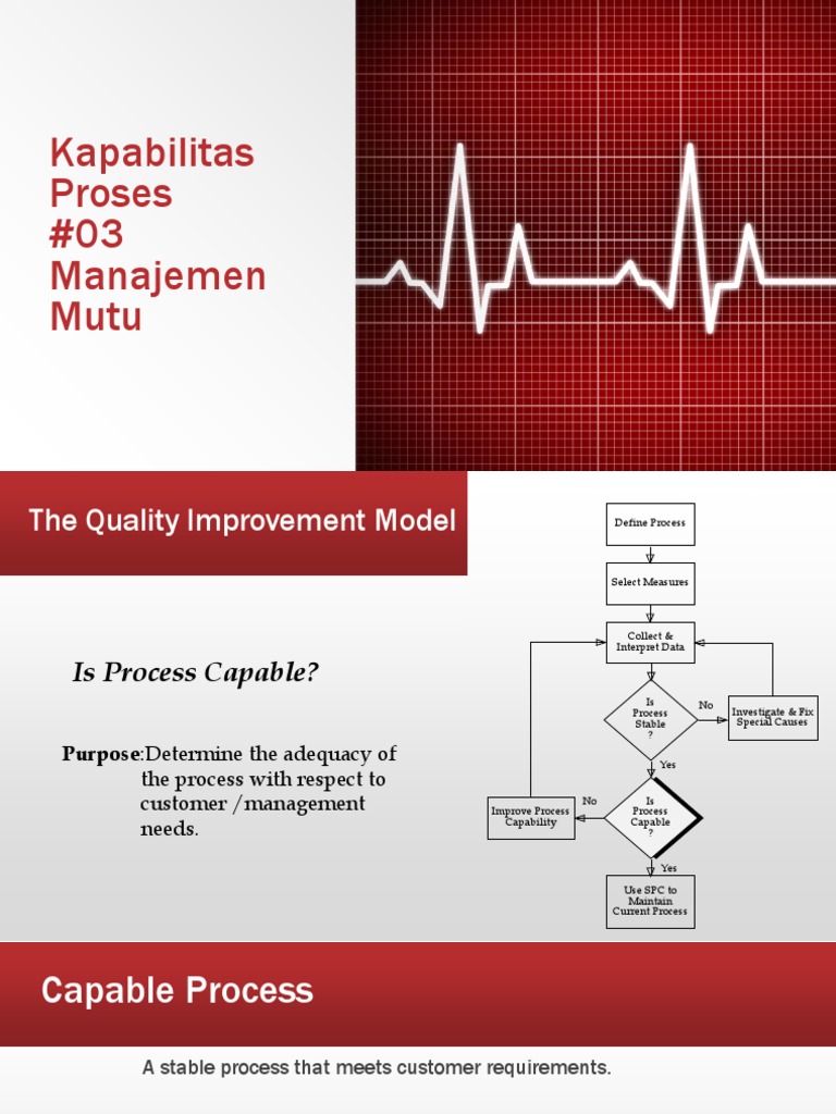 3 - Quality - Improvement - Process Capability | PDF | Statistics ...