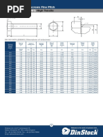 Hexagonal Bolt Metric Dimension Chart | PDF