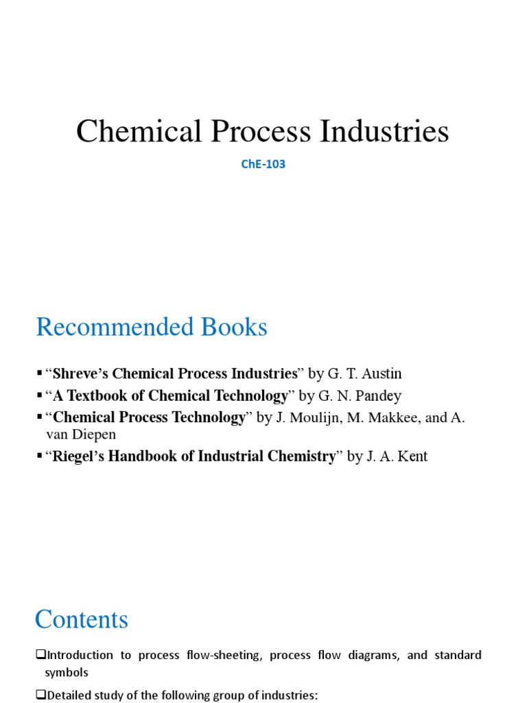 Chemical Process Industries | PDF | Valve | Chemical Reactions