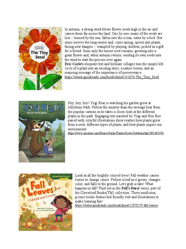 Mini Text Set | PDF | Plants | Seed