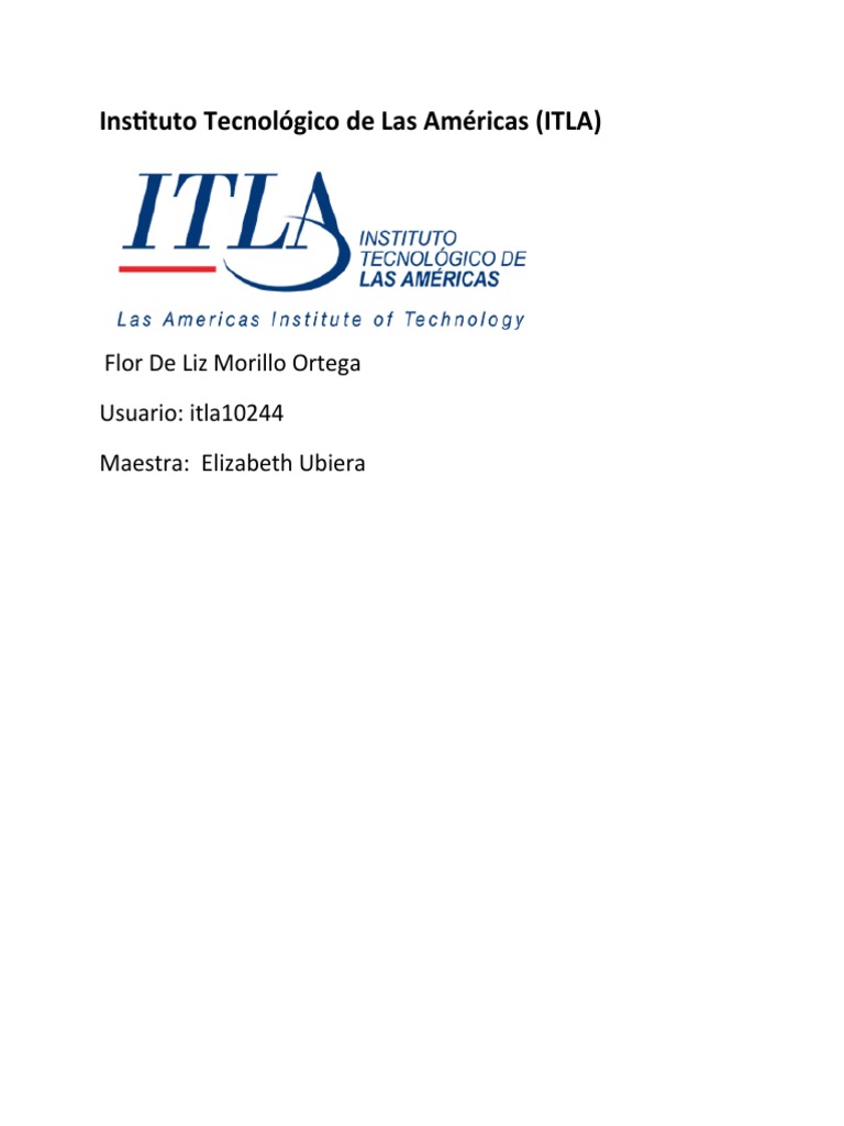 ITLA Tarea | PDF | Microsoft PowerPoint | Informática