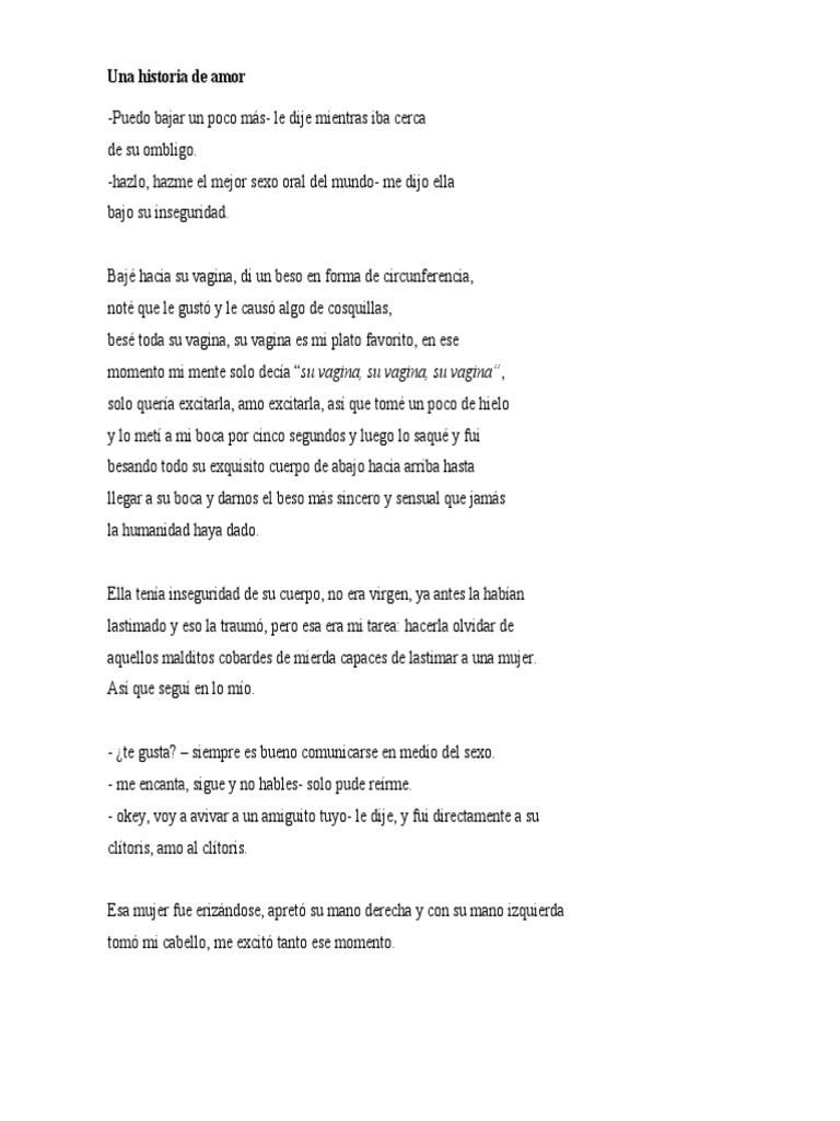 Una Historia de Amor | PDF | La sexualidad humana | Relaciones íntimas