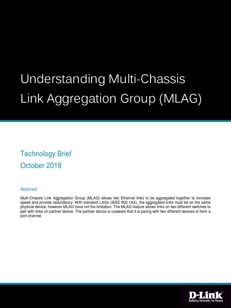 Technology Brief - Multi-Chassis Link Aggregation Group (MLAG) | PDF ...