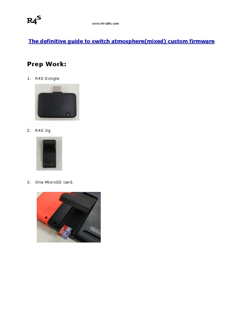 The Guide To Switch Atmosphere Custom Firmware | PDF | Computer File ...