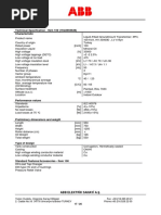 Abb 1250kVA Data Sheet Rev0 | PDF | Transformer | Electronics