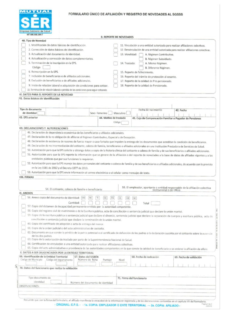 2 MUTUAL SER Formulario | PDF