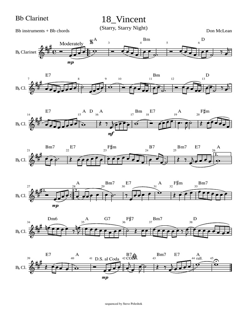 Starry Starry Night | PDF