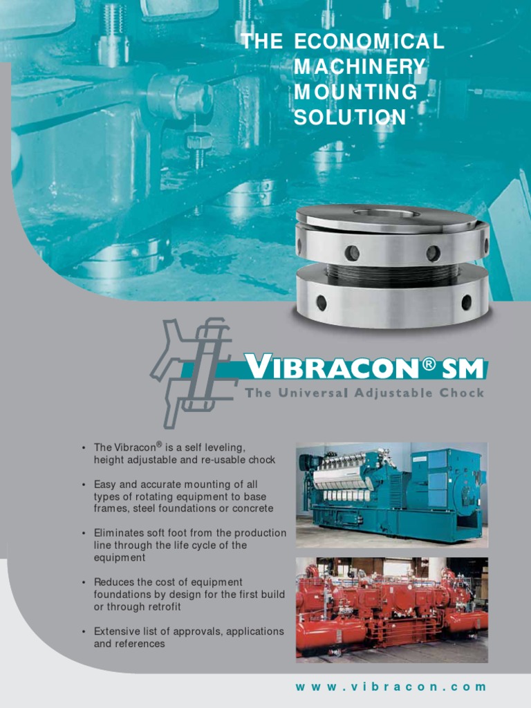 The Economical Machinery Mounting Solution | PDF | Machines | Screw