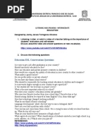 ESL Conversation Questions - School (I-TESL-J) | PDF | Schools ...